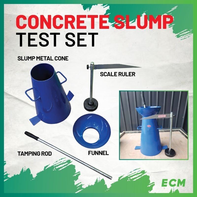 CONCRETE SLUMP TEST CONE / SLUMP CYLINDER TEST EQUIPMENT (WITH ENHANCE ...