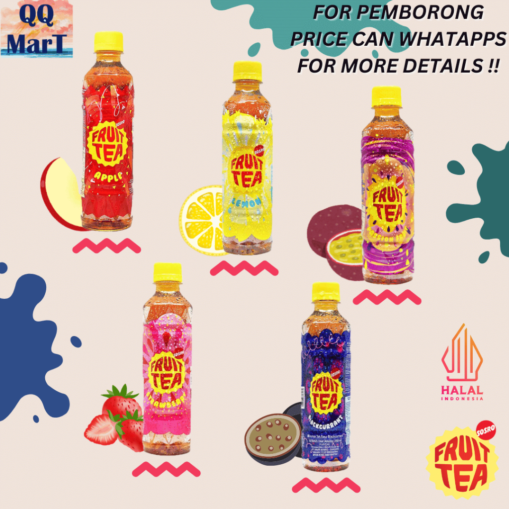 FRUIT TEA SOSRO 350ML x 12 Bottle CARTON | Shopee Malaysia