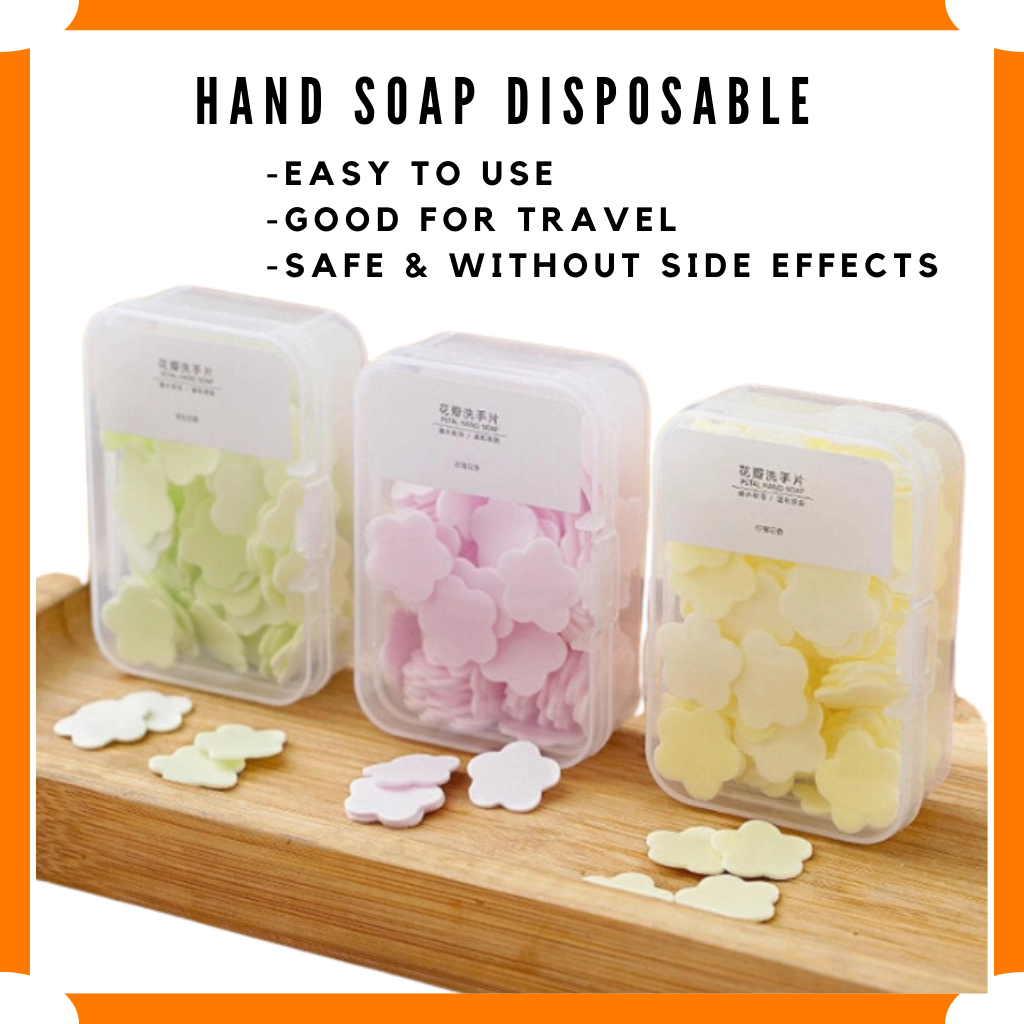 Hand Soap Disposable Mini Paper Soaps Portable Travel Hands Washes ...