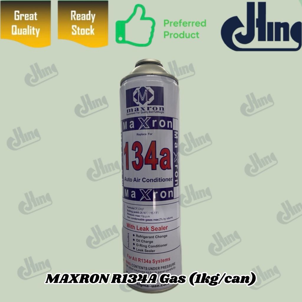 MAXRON R134A Gas (1kg/can) | Shopee Malaysia