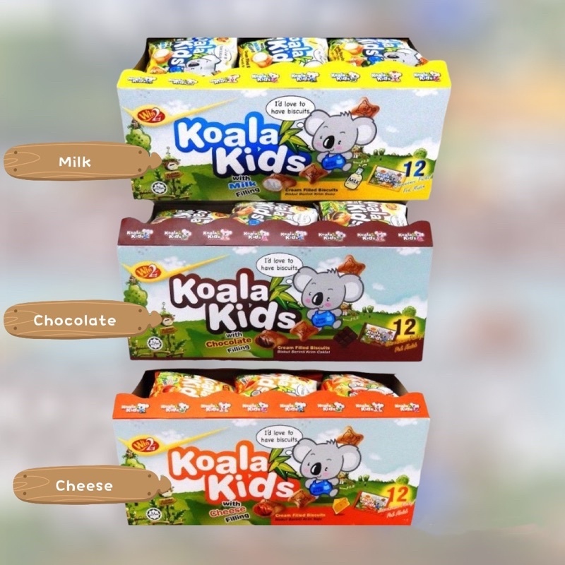 Win2 Koala Kids 24’s [Chocolate / Cheese / Milk] | Shopee Malaysia