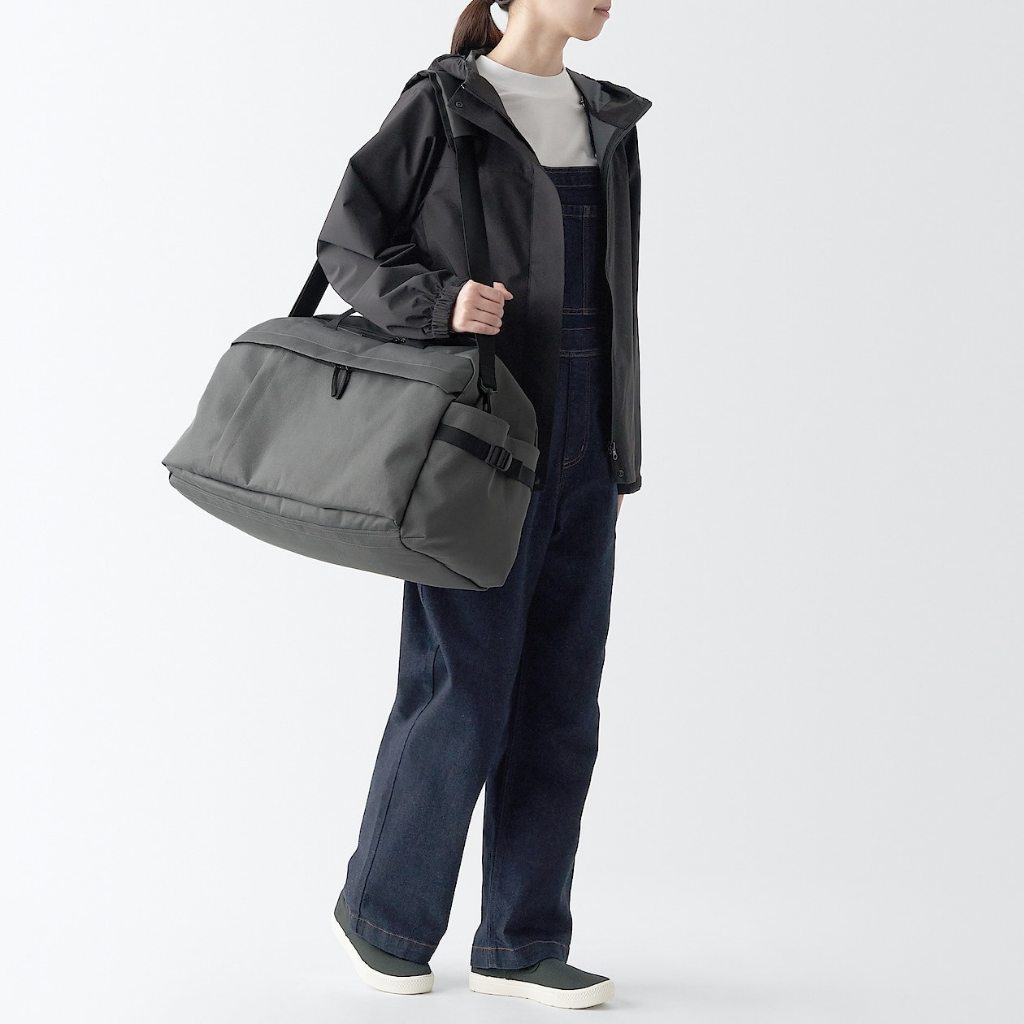 MUJI Water Repellent Boston Bag | Shopee Malaysia