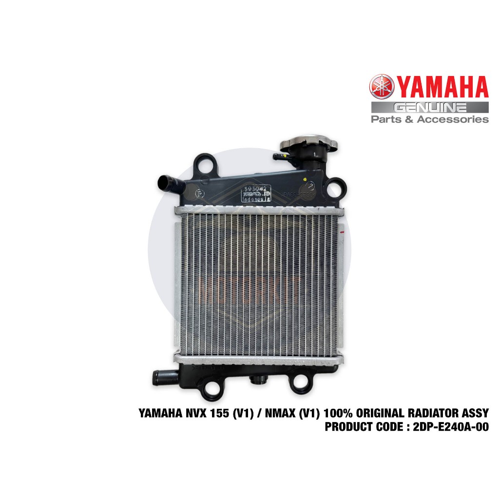 YAMAHA NVX NMAX V1 NVX155 AEROX V1 100% ORIGINAL RADIATOR ASSY 2DP ...