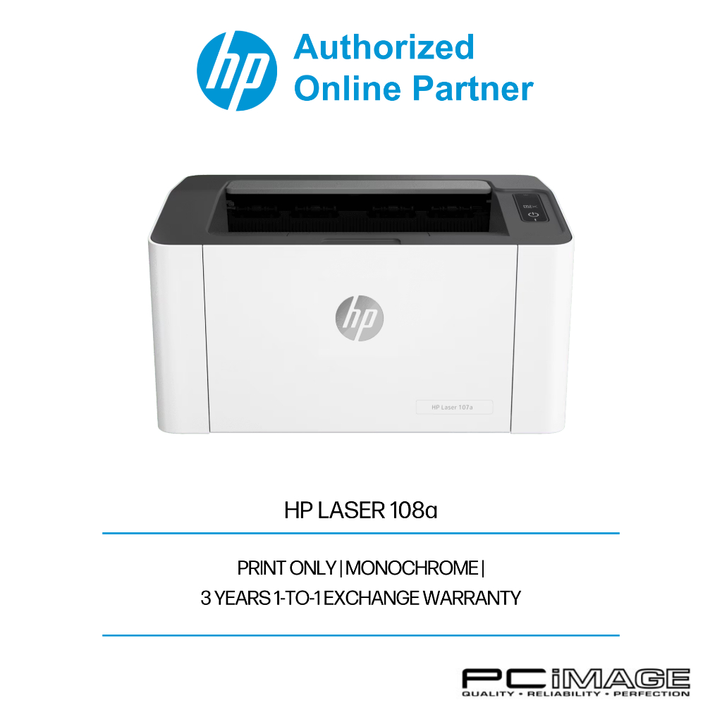 HP Laser Monochrome Laser Printer 108A | Shopee Malaysia