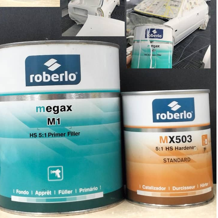 ROBERLO MEGAX M1 PRIMER 5:1 & HARDENER (LIGHT GREY) | Shopee Malaysia