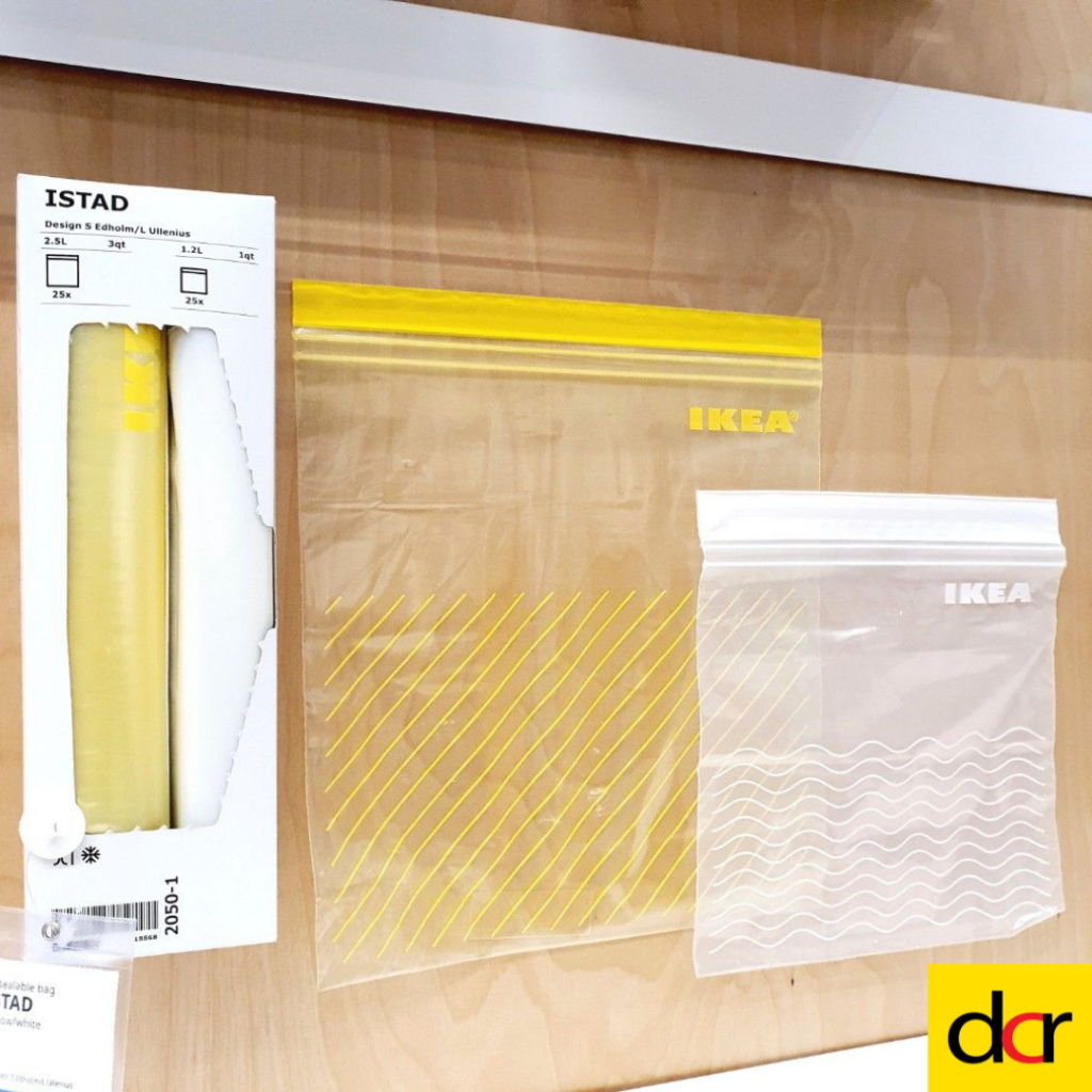 IKEA ISTAD Zipper Bag Resealable Plastic Bag, Freezer Bag for Food ...