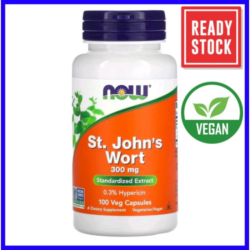 NowFoods St John's Wort Mood Support 300mg Veggie Caps | Shopee Malaysia