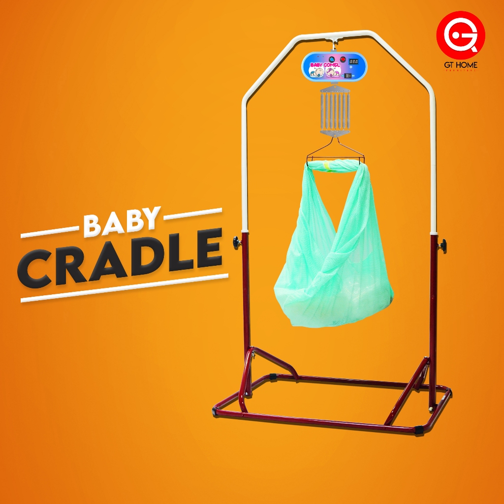 (READY STOCK) Baby Cradle/ Baby Spring Cot Stand / Buaian Bayi / Buai ...