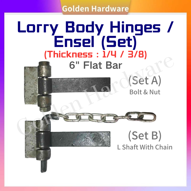 6" Lorry Hinges / Welding Hinges Metal / Ensel Welding Pintu / Ensel ...