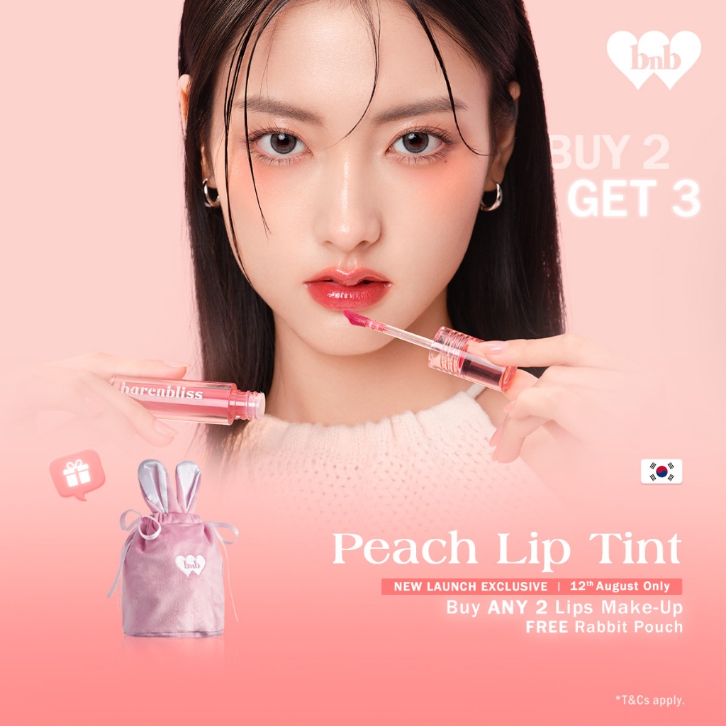 [BUY 2 GET 3] BNB barenbliss Peach Makes Perfect Lip Tint Lip Gloss ...