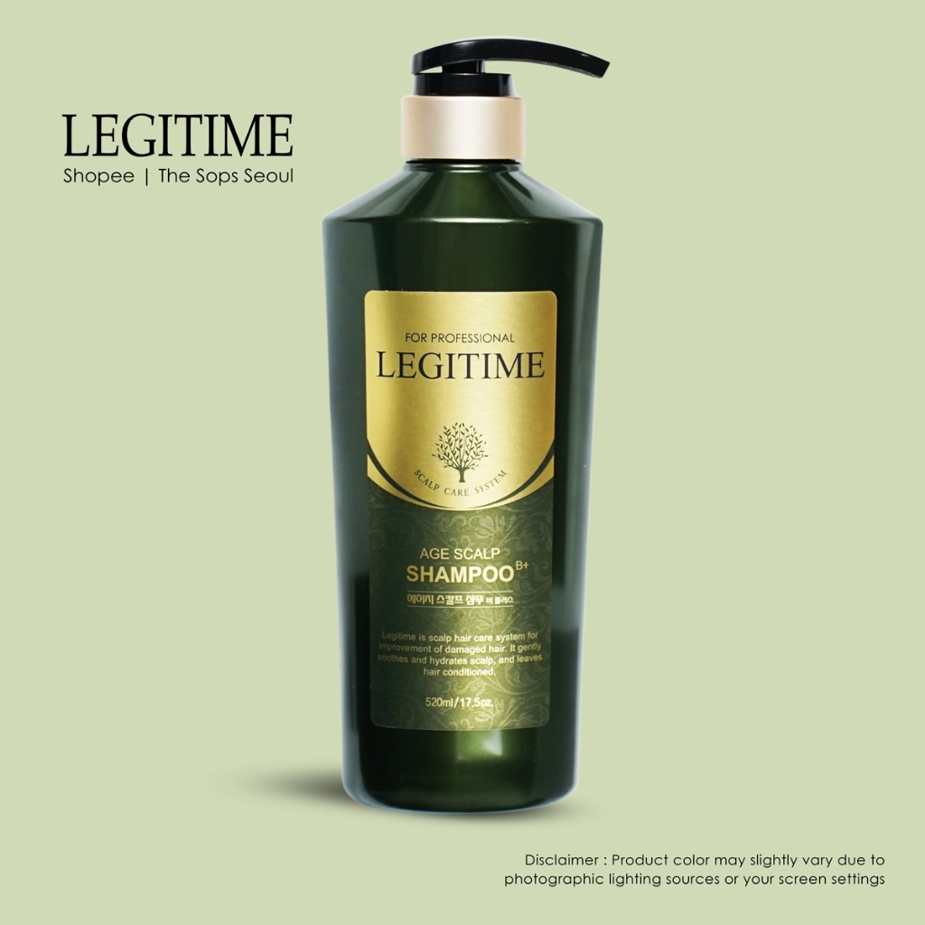LEGITIME Age Scalp Shampoo B+ (520ml) | Shopee Malaysia