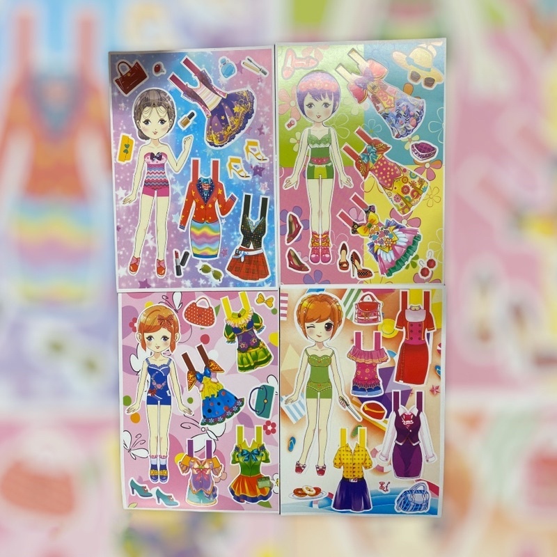 Kad Tukar Baju Paper Doll 40’s | Shopee Malaysia