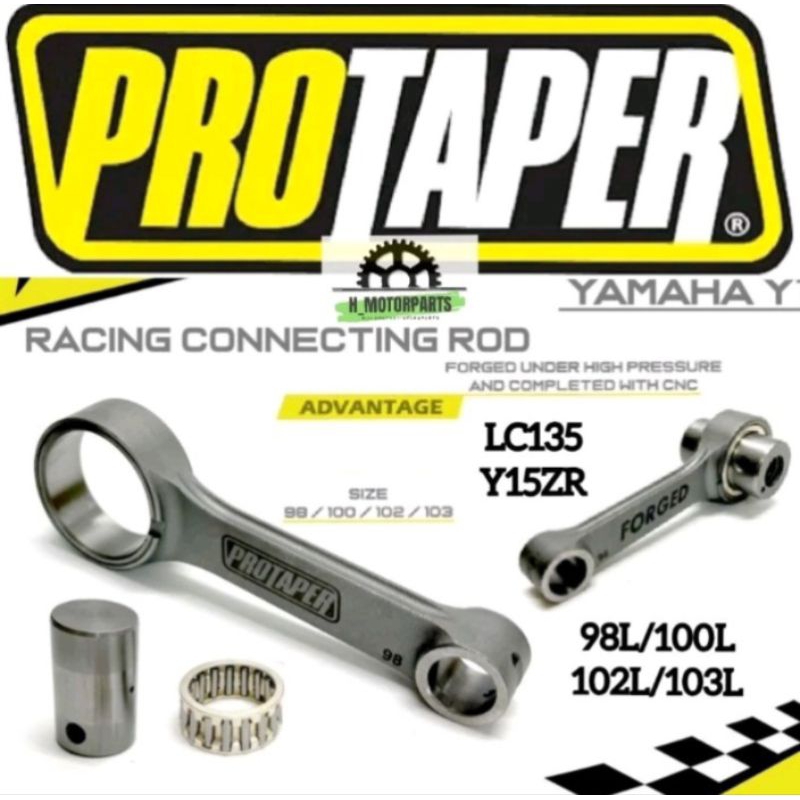 Racing Connecting Rod CNC Forged PROTAPER LC135 Y15ZR PIN 98L 100L 102L ...