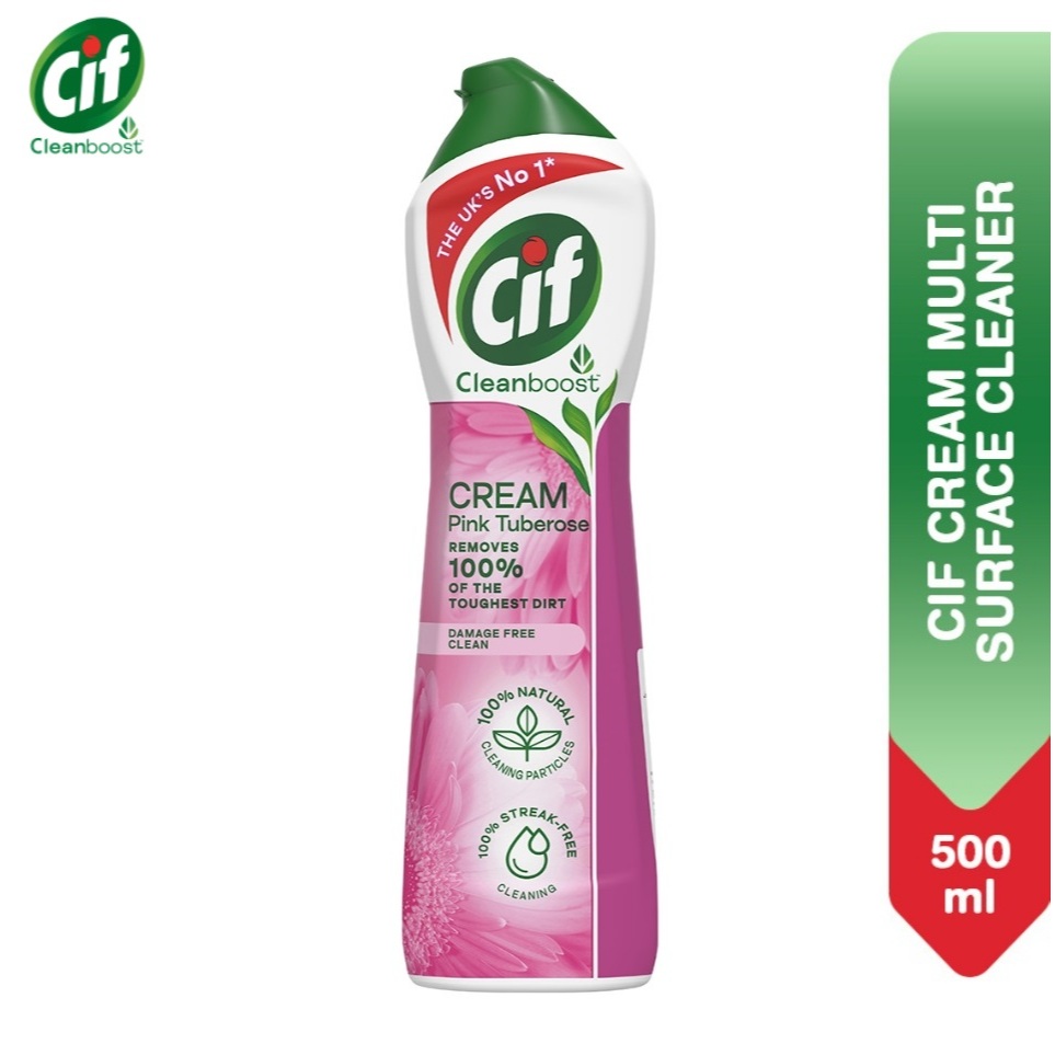 Cif Cream Pink Tuberose Multi-Purpose 500ml | Shopee Malaysia