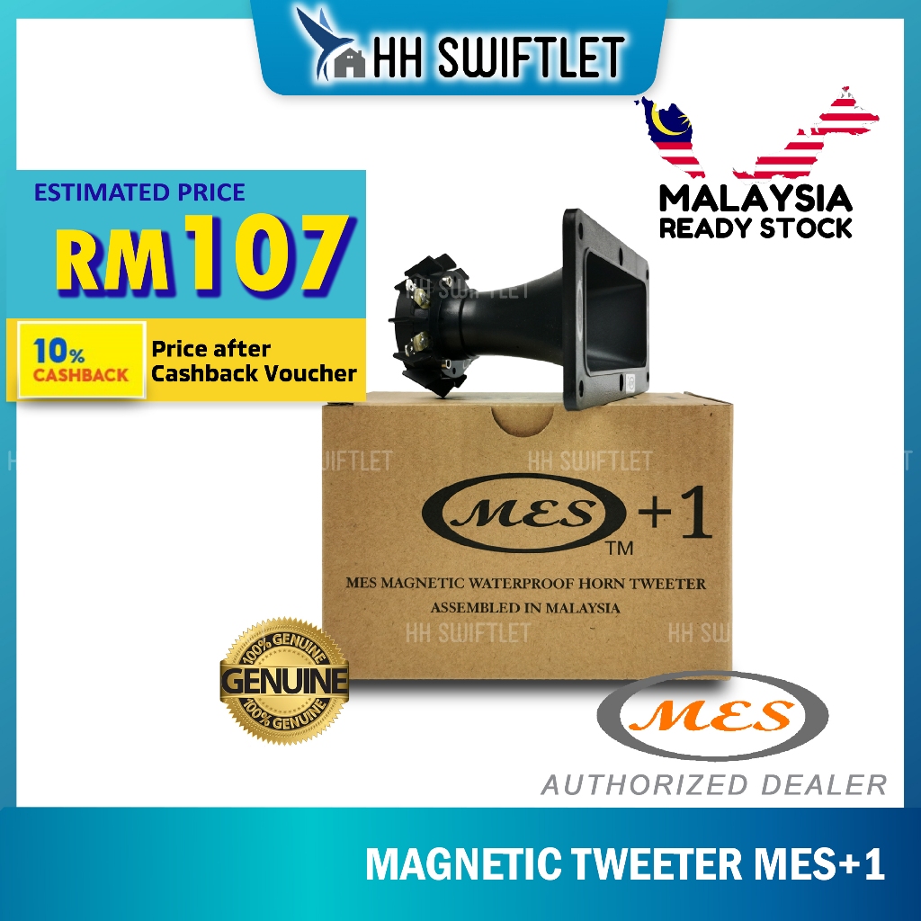 MES+1 Magnet Waterproof Swiftlet Tweeter / Speaker Walit (Powerful ...