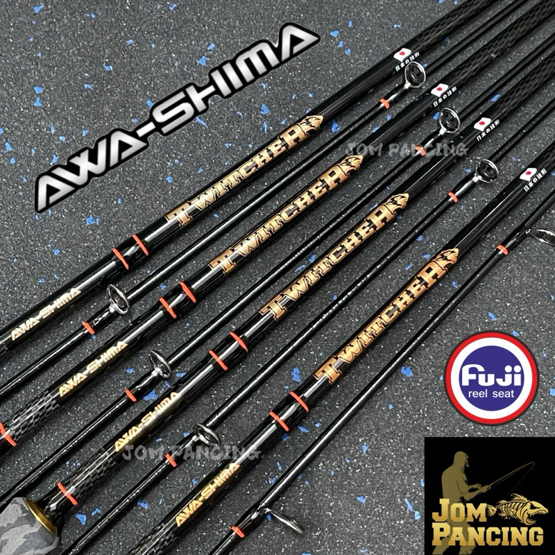 【Jom Pancing】AWASHIMA 🔥 TWITCHER 🇯🇵JAPAN🇯🇵 SPINNING BC CASTING HOLLOW ...