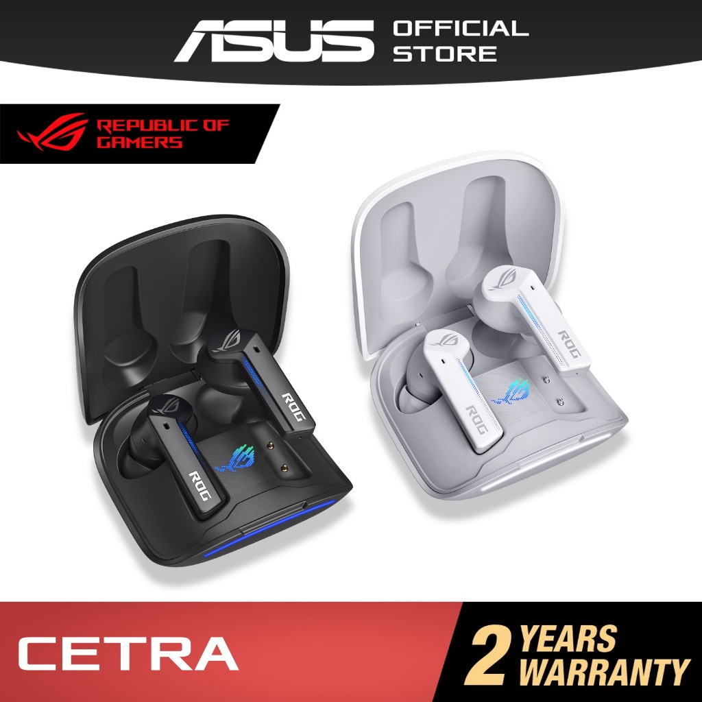 ROG Cetra True Wireless Gaming Earbuds Low Latency ANC Noise ...