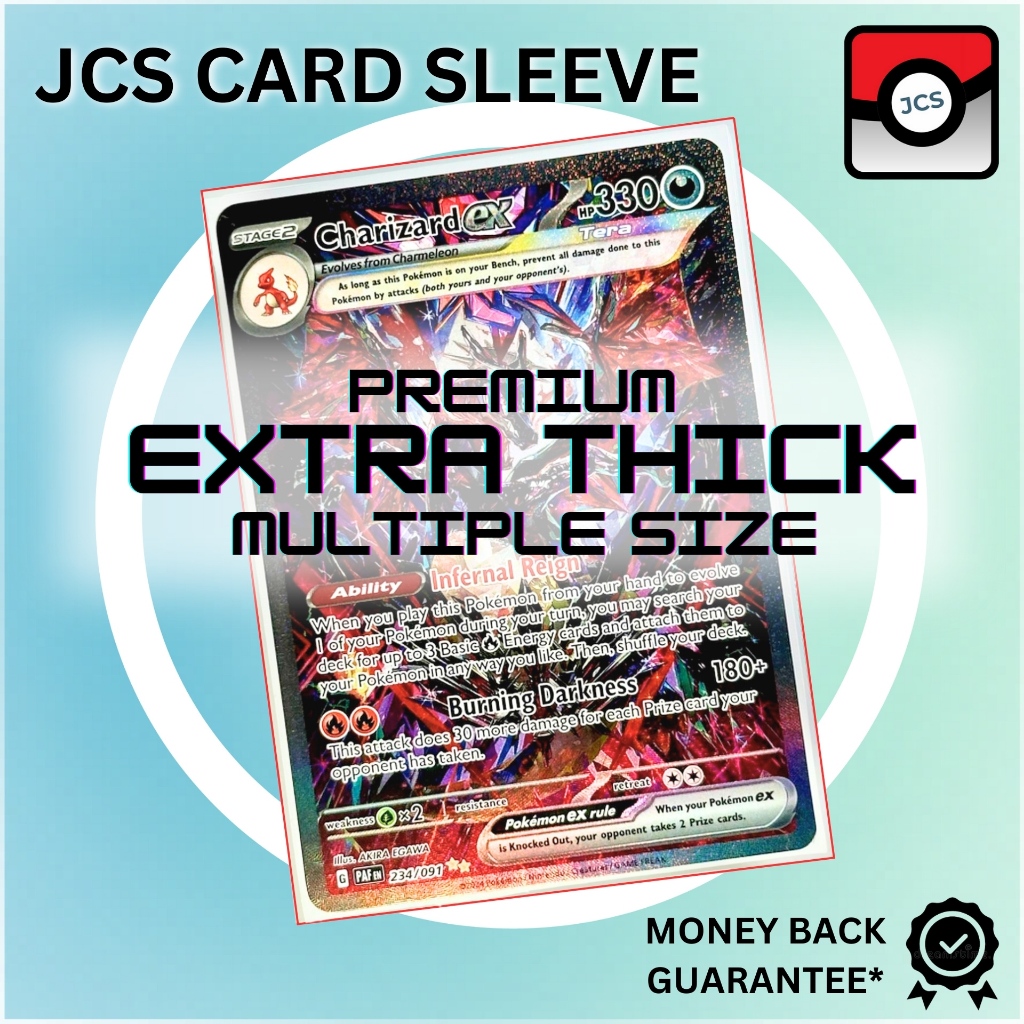 JCS Premium Card Sleeve for Standard TCG Pokemon Yugioh One Piece MTG ...