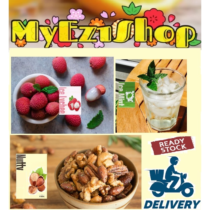 READY STOCK MALAYISA100 ORIGINAL Ice Mint Nutty Grape SMoothie Mango ...