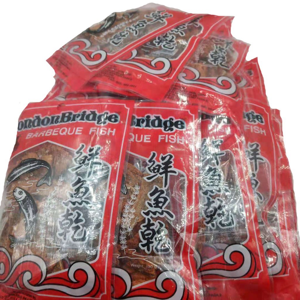 London Bridge Barbecue Fish Dried Snack 30gm HALAL | Shopee Malaysia
