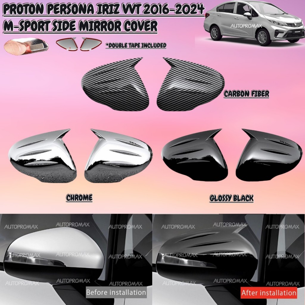 AUTOPROMAX proton persona iriz vvt new 2016-2024 car msport side mirror ...