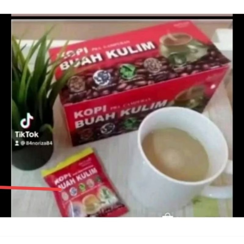 4 Box (80 sachet) Kopi Buah Kulim Gunung Pra campuran PROMOSi Promosi ...
