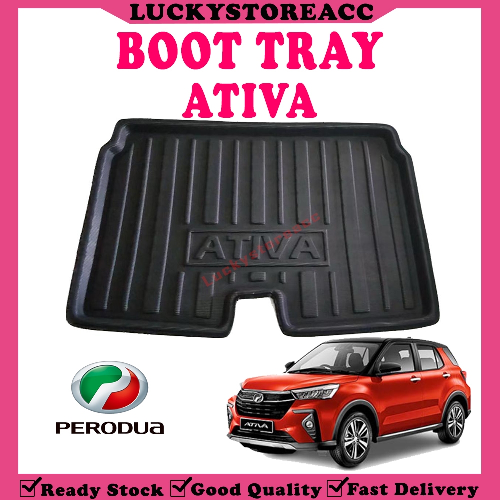Perodua Ativa Custom Fit OEM Car Rear Boot Tray Luggage Cargo Trunk ...