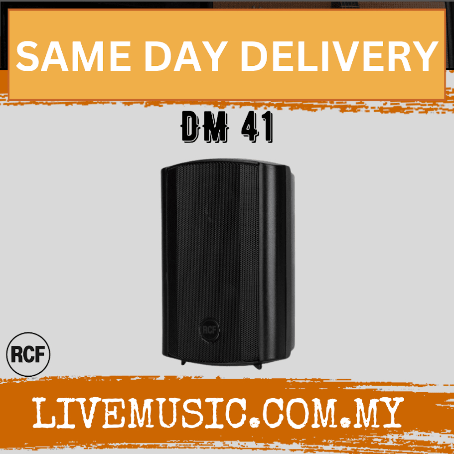 Rcf Dm 41 Two-way Compact Speaker - WHITE / BLACK ( DM41 / DM-41 ...