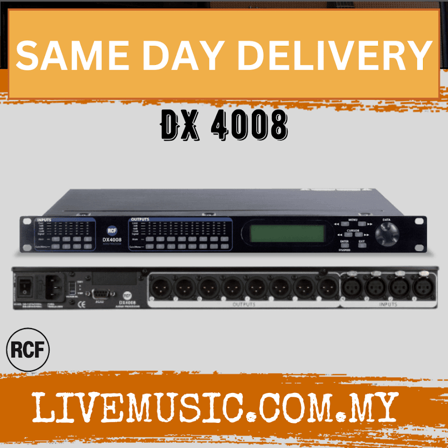 RCF DX 4008 4 Inputs, 8 Output Digital Processor ( DX4008 / DX-4008 ) | Shopee Malaysia