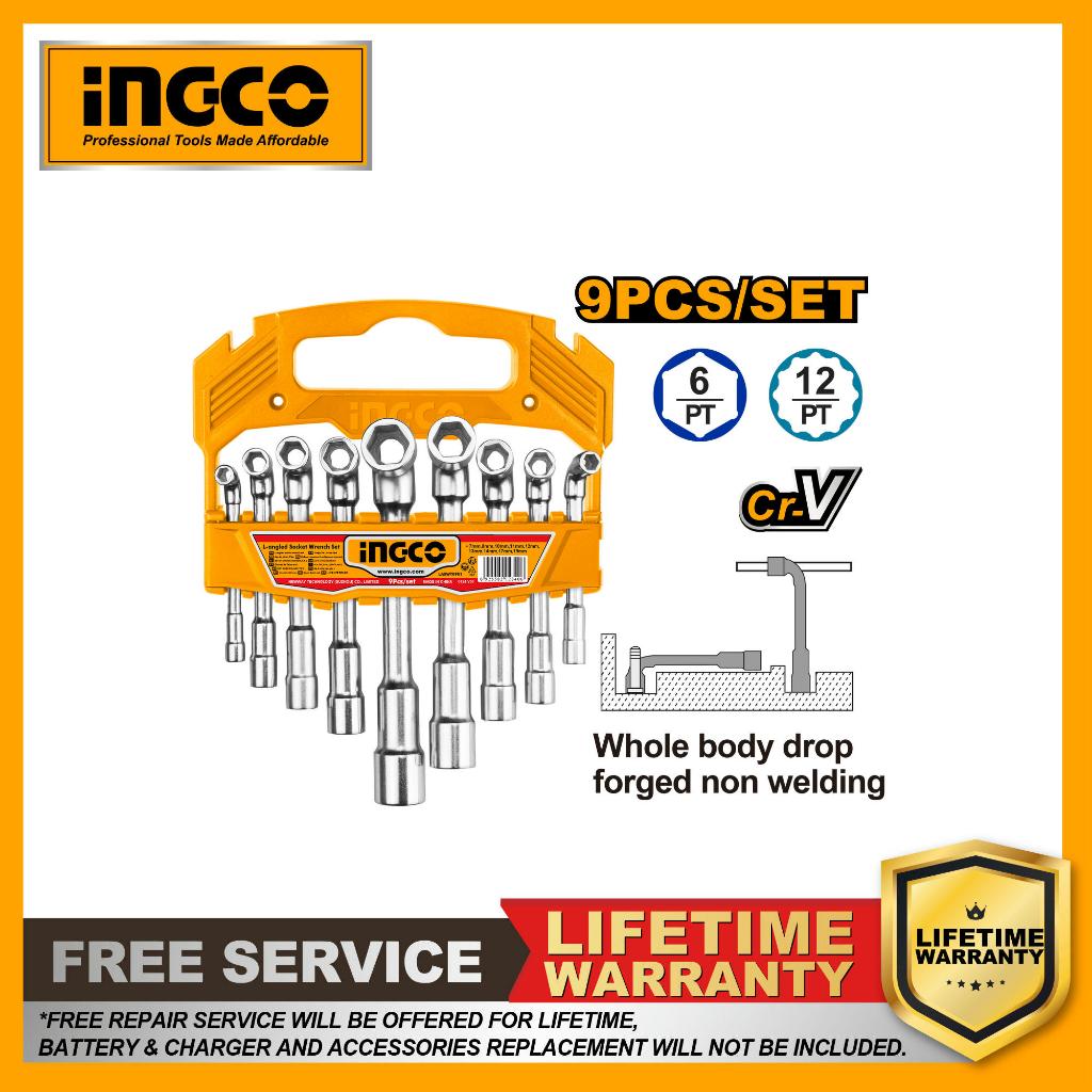 INGCO L-angled socket wrench set LASWT0901 | Shopee Malaysia