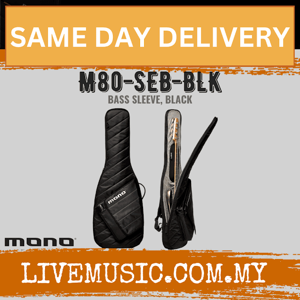 Mono M80 Sleeve Bass Guitar Bag - Black (M80-SEB-BLK) | Shopee Malaysia