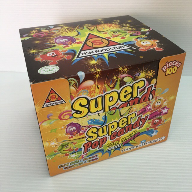 Super Pop Candy 100pcs | Shopee Malaysia