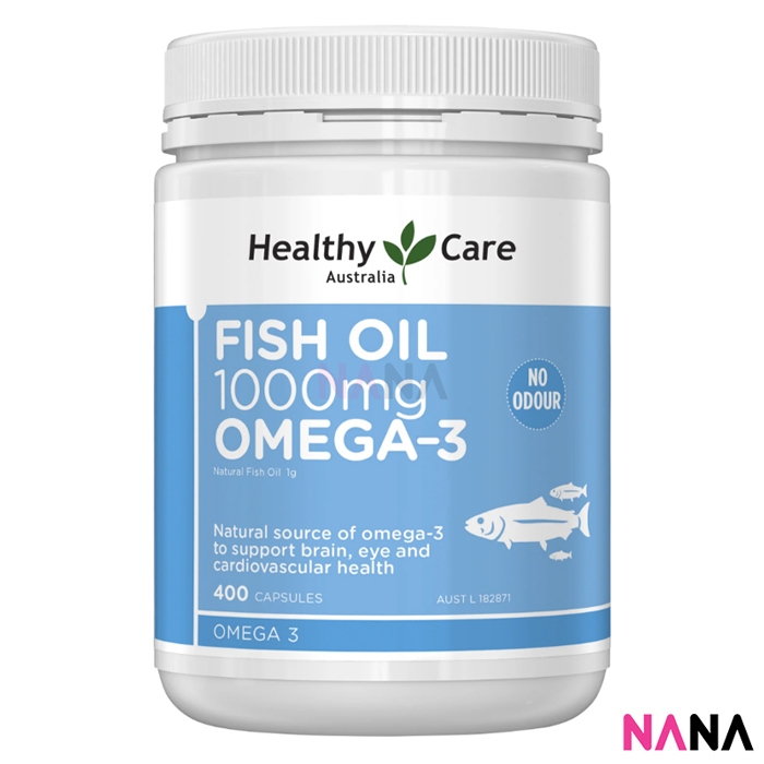 Healthy Care Fish Oil 1000mg Omega 3 400 Capsules (EXP:09 2027) | Shopee Malaysia