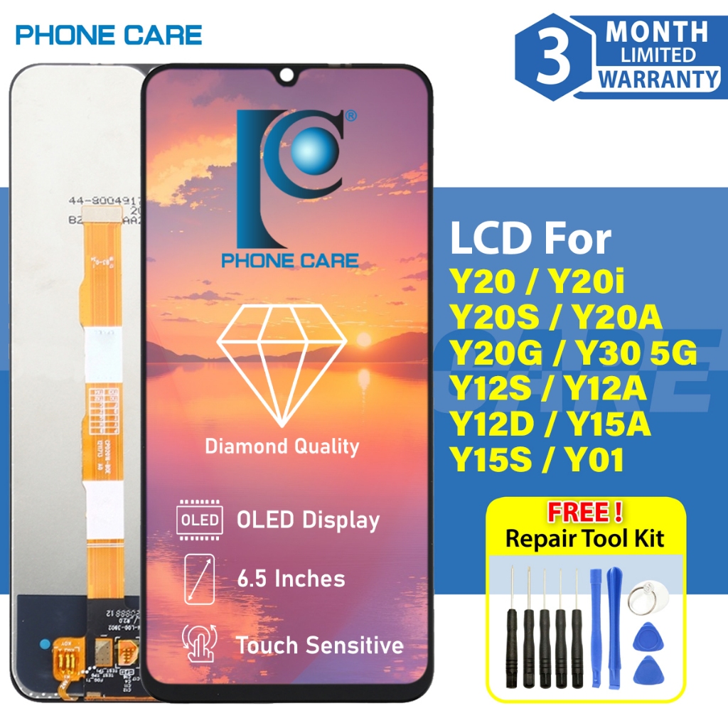 Lcd For Vivo Y20 / Y20A / Y20G / Y20i / Y20S /Y30 5G / Y12A / Y12D ...