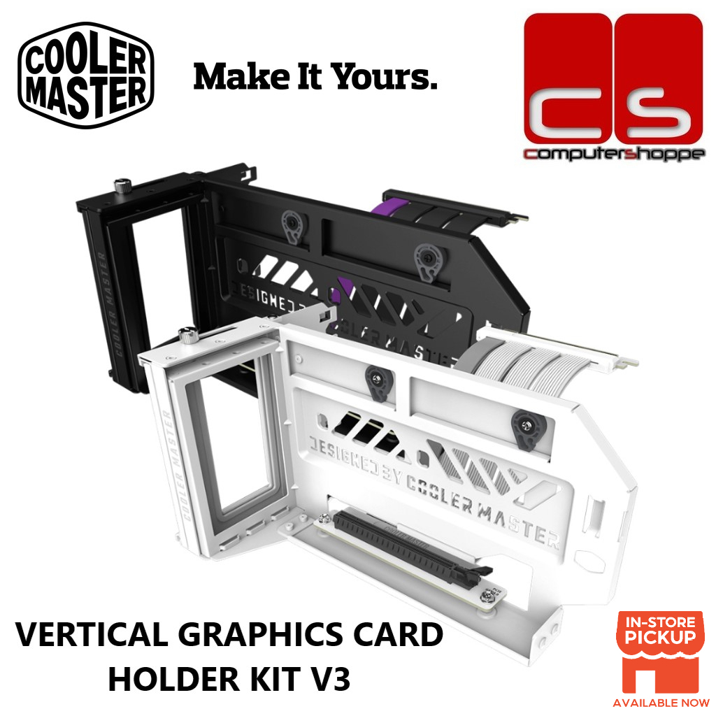 Cooler Master Vertical Graphic Card Holder Kit V3 (PCI-e 4.0) - Black ...