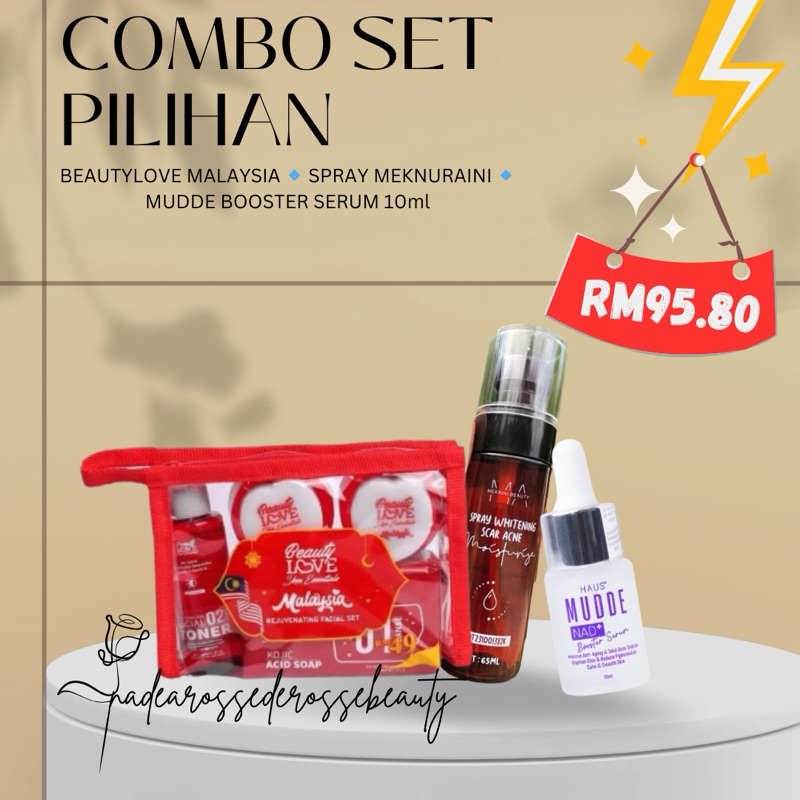 BEAUTYLOVE skincare Malaysia + acne spray mek nuraini (10ml) | Shopee ...