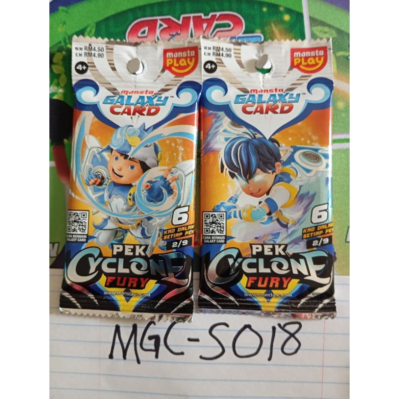 Monsta Galaxy Card Cyclone Fury BoBoiBoy Beliung AA & SR | Shopee Malaysia