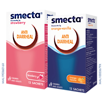 SMECTA anti diarrheal 3g x 12s orange/ strawberry | Shopee Malaysia