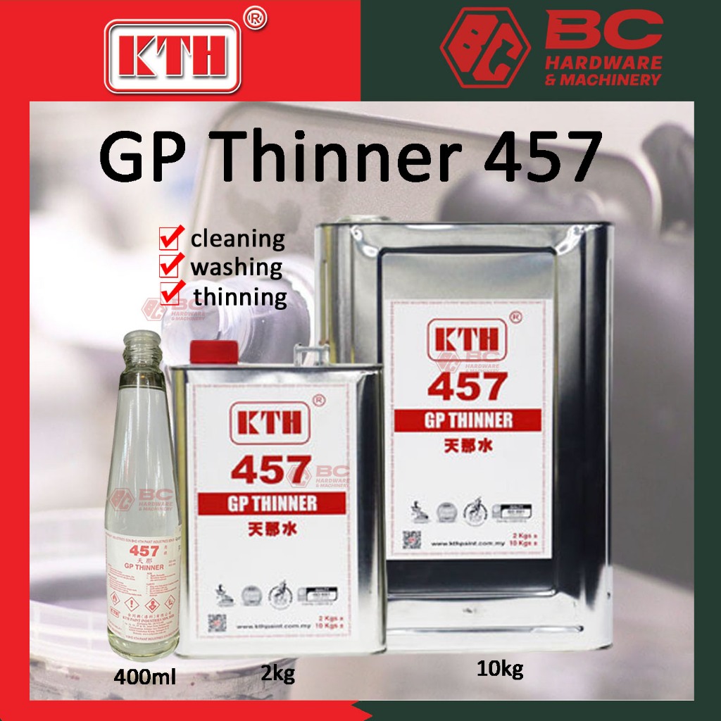 KTH General Purpose Thinner 457 400ml/ 2kg/ 10kg | Shopee Malaysia