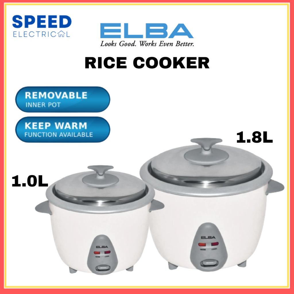 ELBA CONVENTIONAL RICE COOKER 1.0L ERC-1066T 1.8L ERC-1866T 饭煲 电饭锅 ...