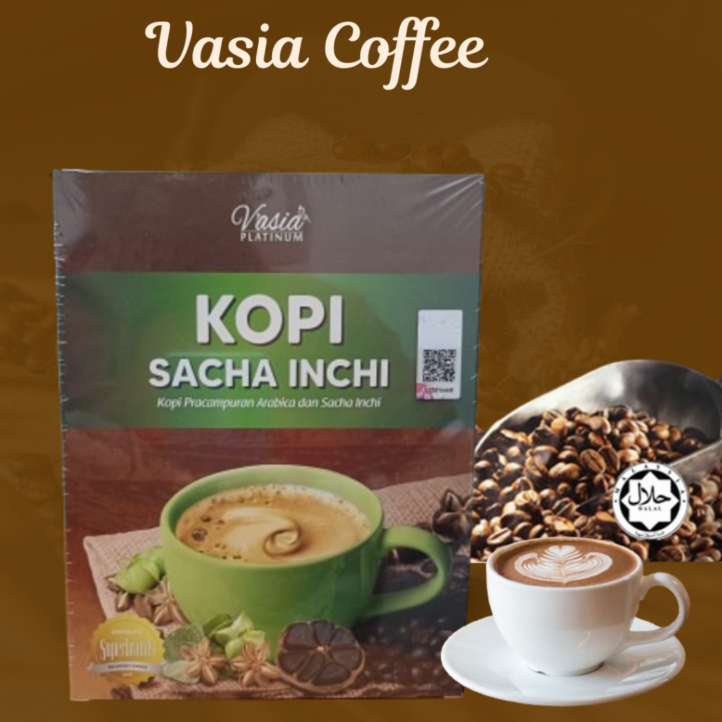 Vasia Kopi Sacha Inchi 10sachets x 25g | Shopee Malaysia