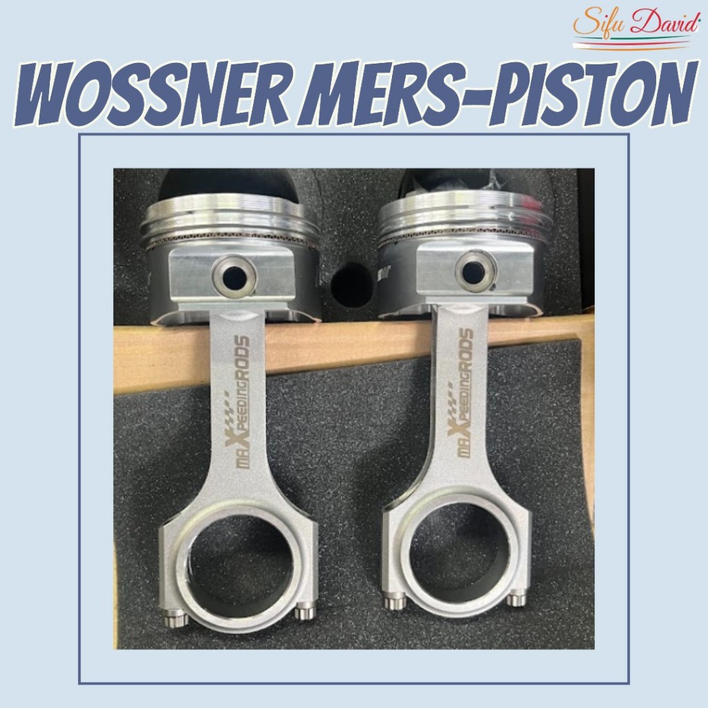 Wössner PEC Forged Connecting Piston Rod Kit Mercedes 2.0 16V Turbo ...