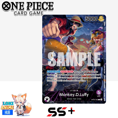 (EN) PSA Luffy Leader Gold Foil Textured OP05-060 Gred SS+ One Piece ...