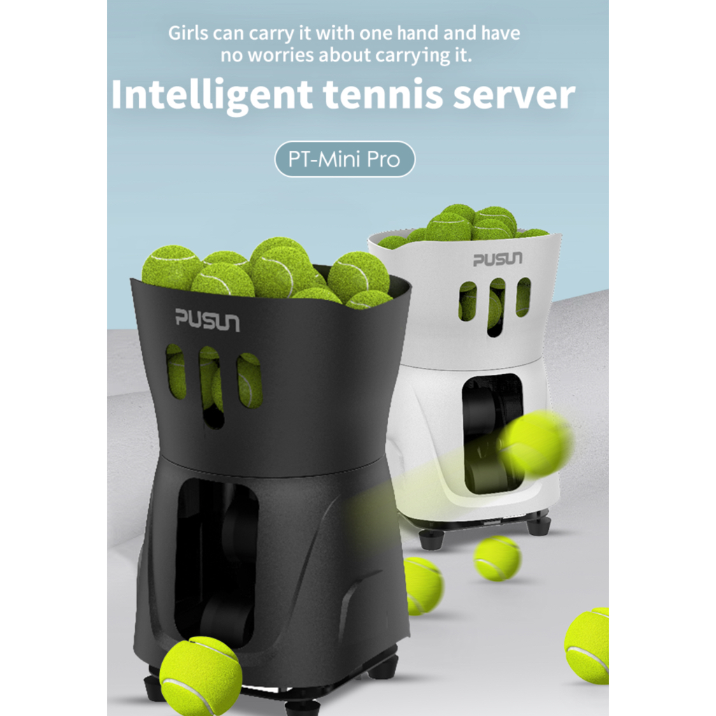 PT-MINI Pro Pusun Tennis Ball Tossing Machine | Shopee Malaysia