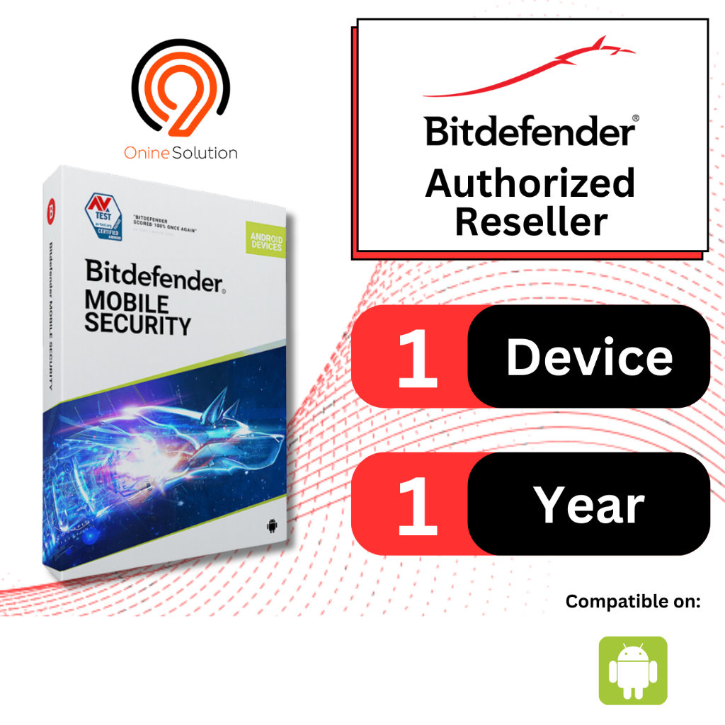 Bitdefender Mobile Security - 1 Device - 1 Year (Android) | Shopee Malaysia