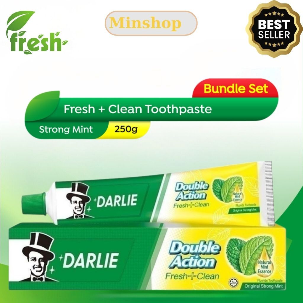 DARLIE Toothpaste Jumbo 250g x 2 / [Value Bundle] DARLIE Double Action ...