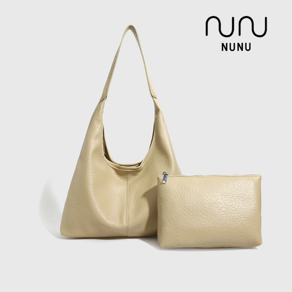 NUNU Zoe Bag - Women Fashion Tote Bag PU Leather Free Pouch Beg Tangan ...