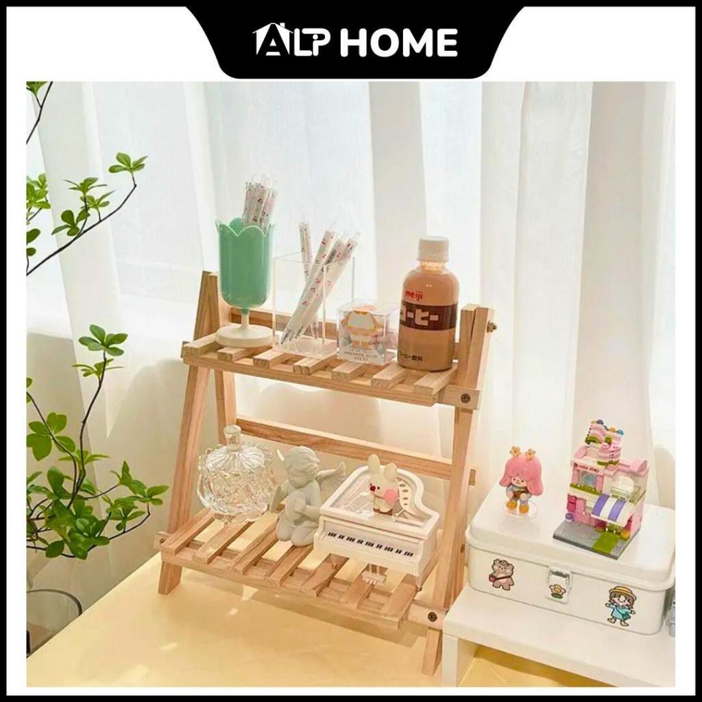 Rak Meja Kayu Asli 2 Tingkat/ Rak Kayu/ Rak Multifungsi | Shopee Malaysia
