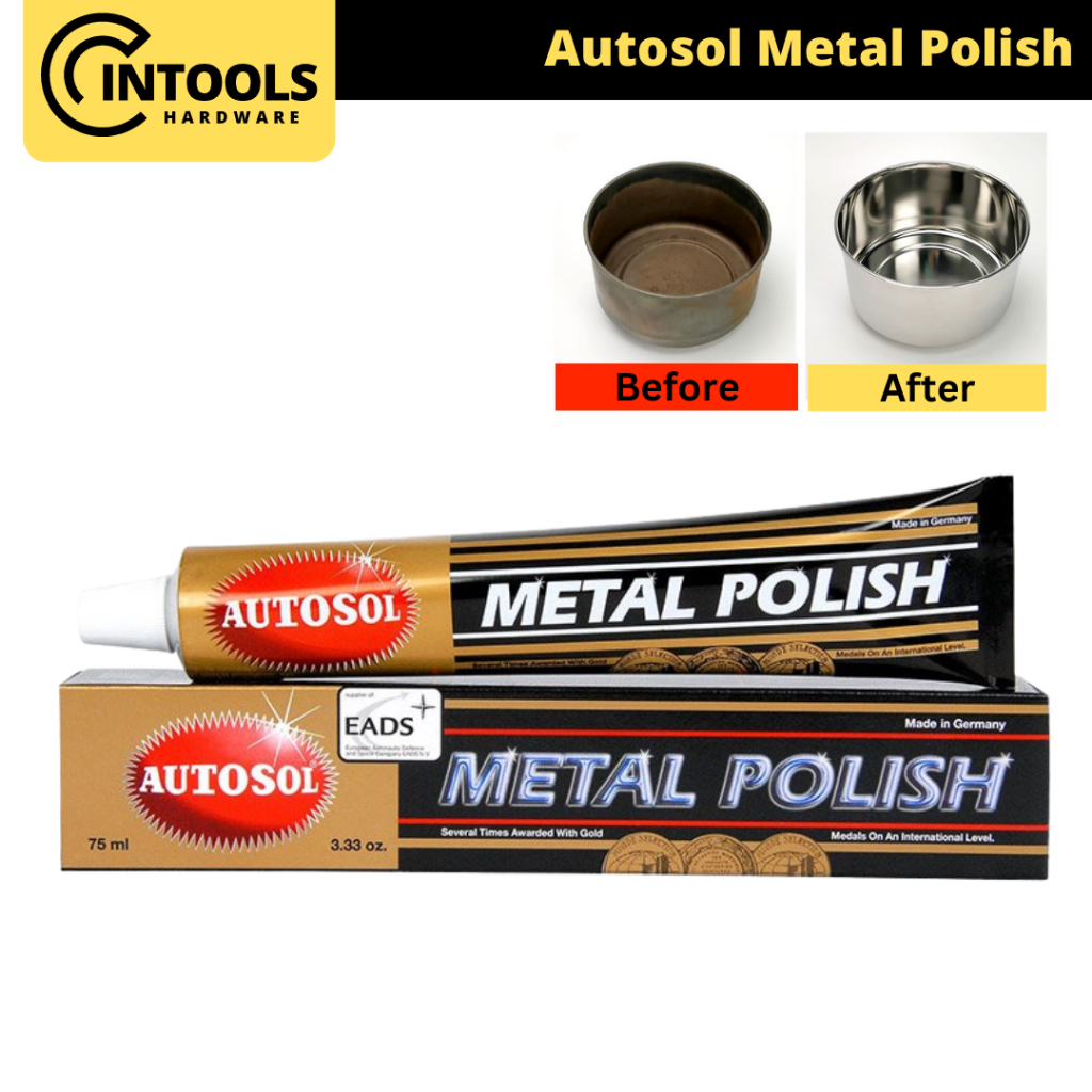 AUTOSOL Metal Polish Protective Coating Rust Remover 75ml | Shopee Malaysia