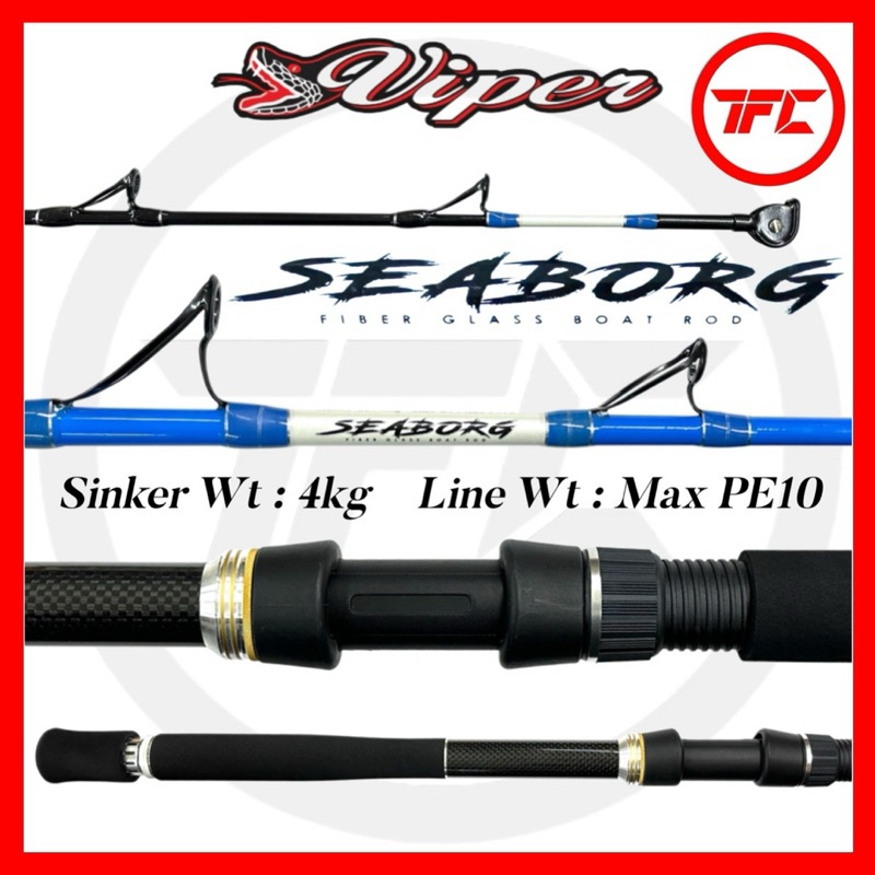 VIPER SEABORG VSB561HS Boat Rod Electric Reel Heavy Bottom Saltwater ...